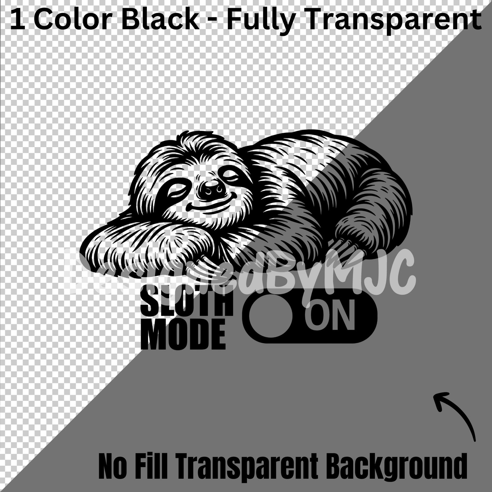 Sloth Mode on SVG PNG, Funny Sloth Svg Png, Sleeping Sloth, Sloth ...