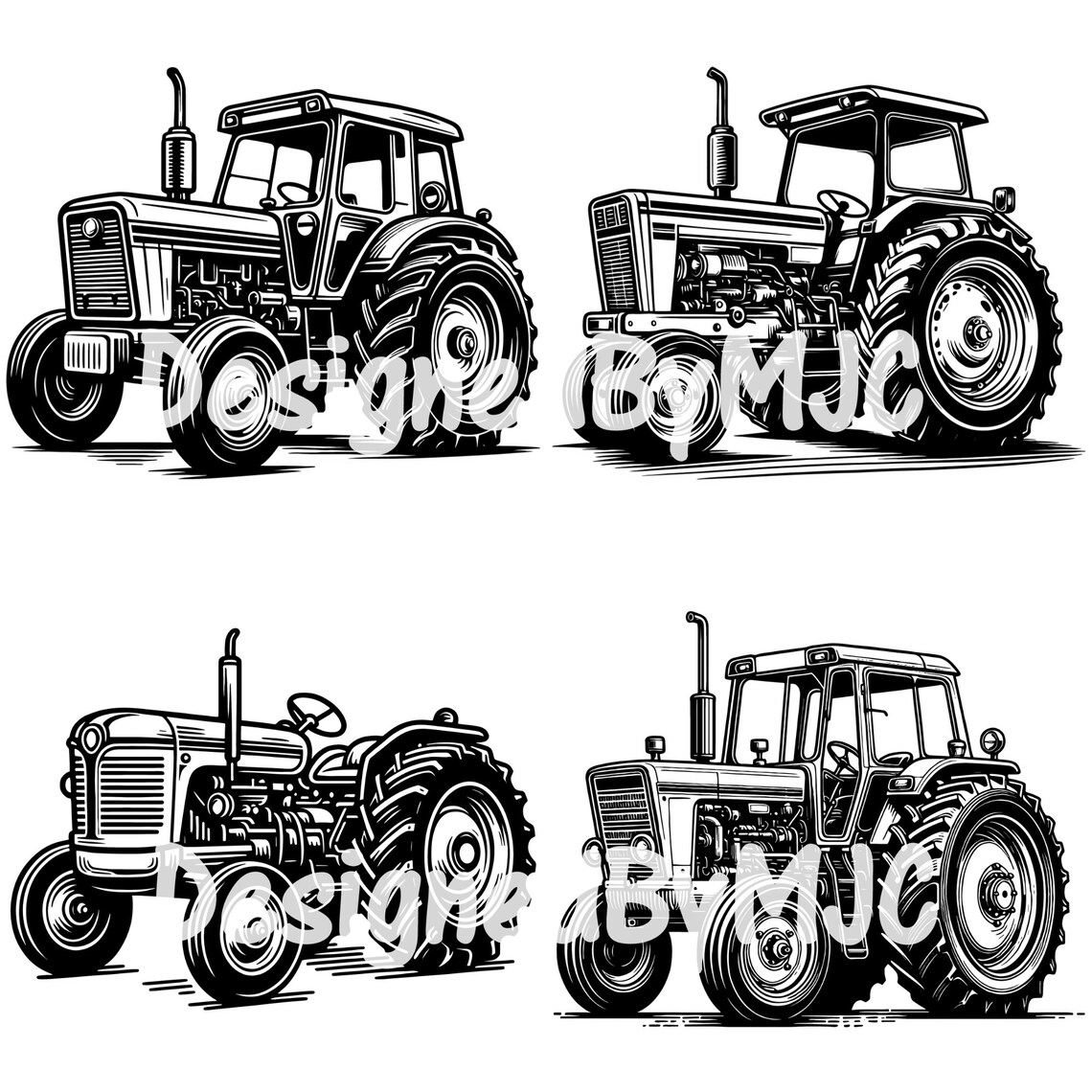 Farm Tractor SVG PNG Files, Tractor Svg, Farming Svg, Farm Tractor ...