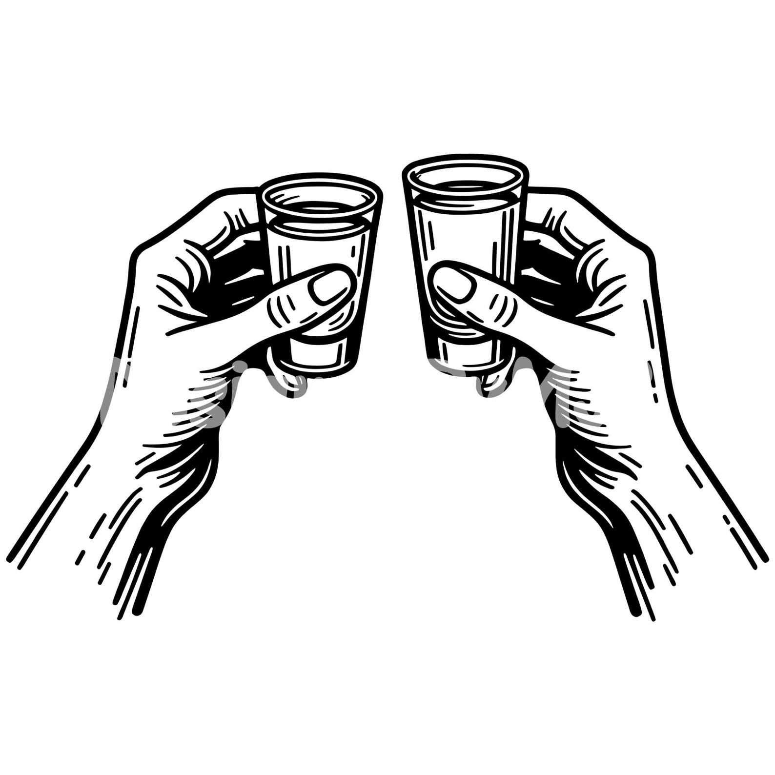 Shot Glass SVG Cool Shot Glass PNG Shot Glass Clipart Cheers Shot Glass ...