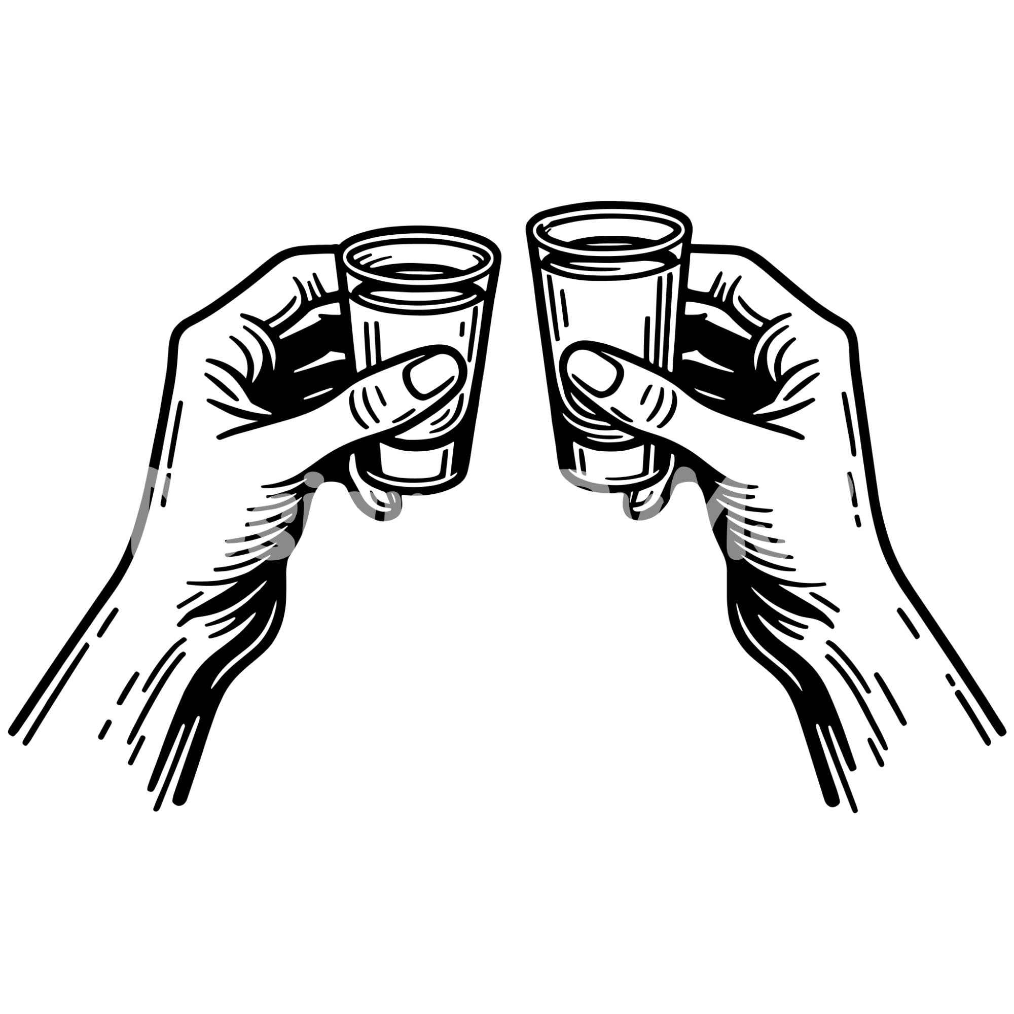 Shot Glass SVG Cool Shot Glass PNG Shot Glass Clipart Cheers Shot Glass ...