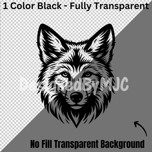 Coyote SVG Bundle PNG Files, Coyote Head Svg, Coyote Clipart, Coyote ...