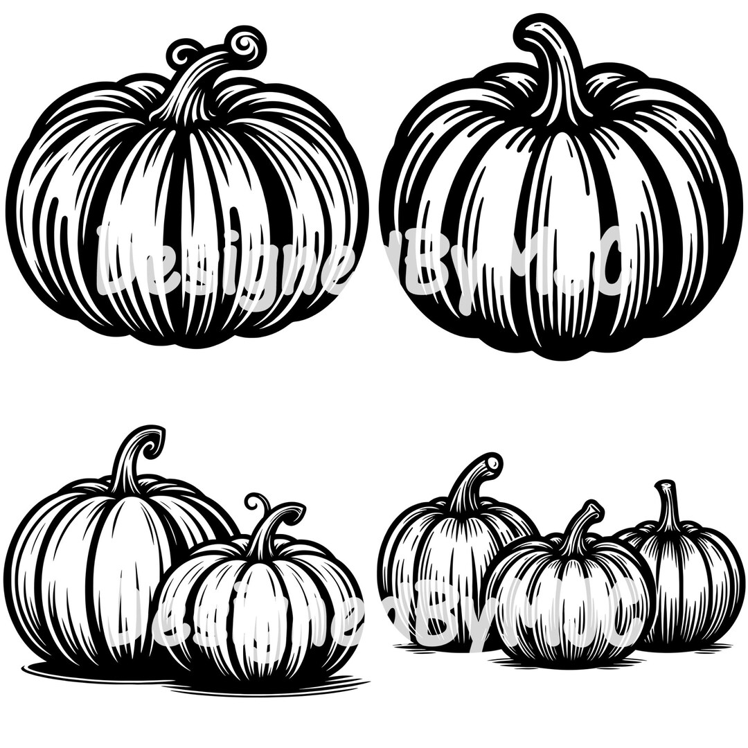Pumpkin SVG, Fall Harvest, Pumpkin Picking SVG, Pumpkins Vector, Fall ...