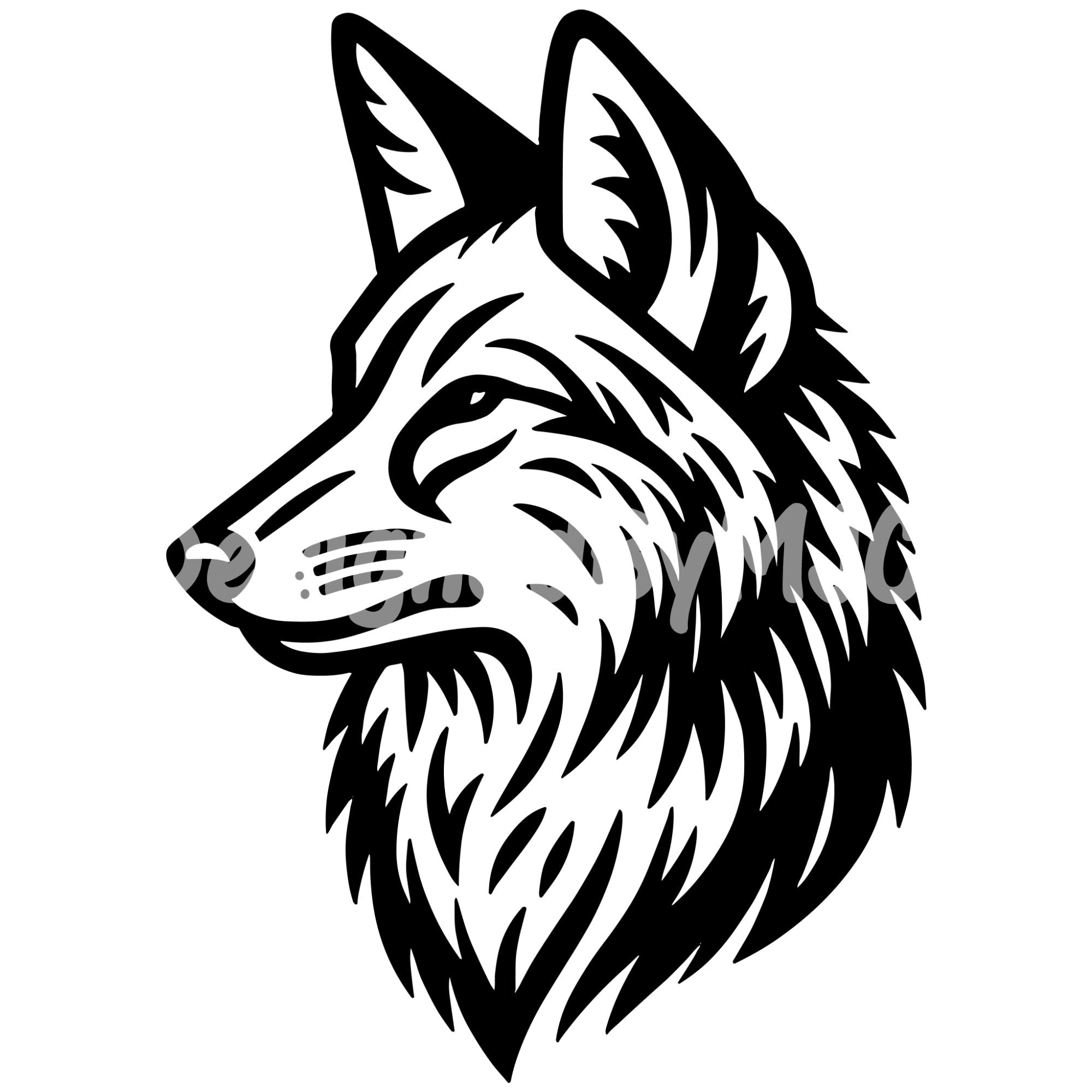 Coyote SVG Bundle PNG Files, Coyote Head Svg, Coyote Clipart, Coyote ...