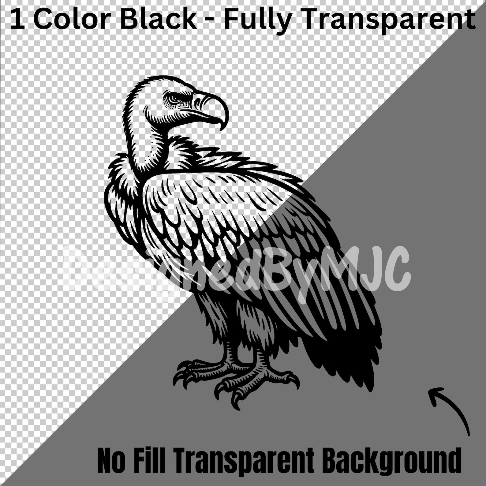 Vulture SVG PNG Bundle, Dog Clipart, Vulture PNG Files, Vulture ...