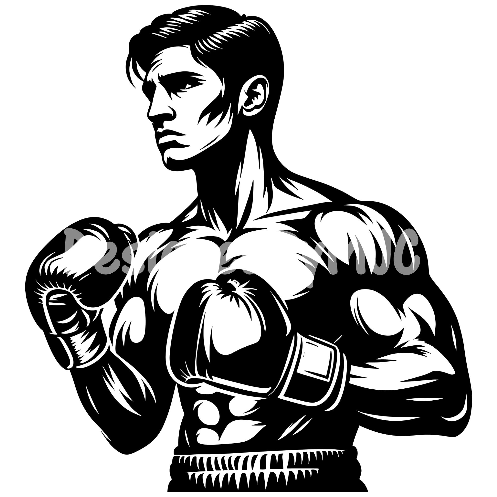 Boxing SVG, Boxer SVG, Boxing Mascot Svg, Fighter Svg, Boxing Clipart ...