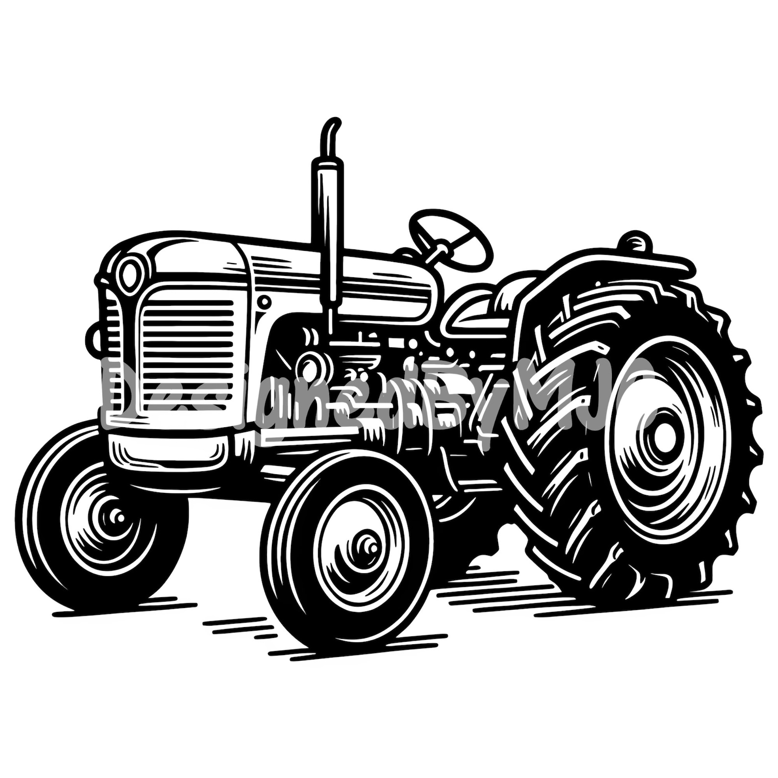 Farm Tractor SVG PNG Files, Tractor Svg, Farming Svg, Farm Tractor ...
