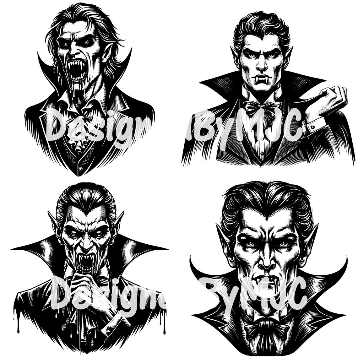 Vampire SVG Bundle & PNG Files, Dracula Vampire Svg, Supernatural ...