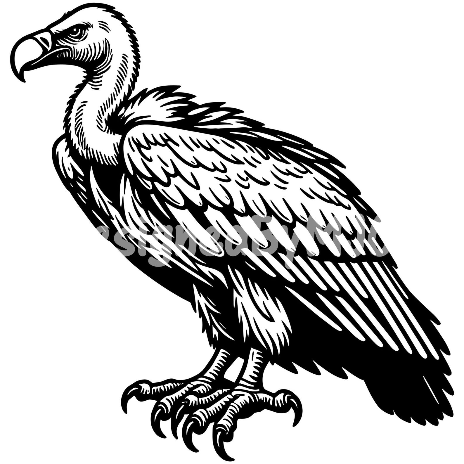 Vulture SVG PNG Bundle, Dog Clipart, Vulture PNG Files, Vulture ...