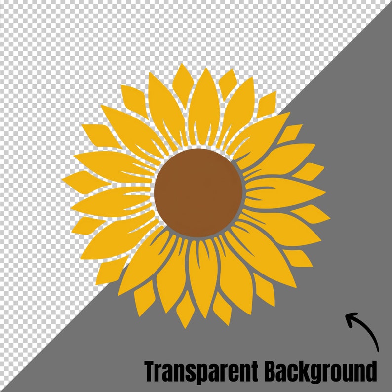 Sunflower SVG & PNG Bundle, Floral Svg, Sunflower Png, Sunflower Clip ...