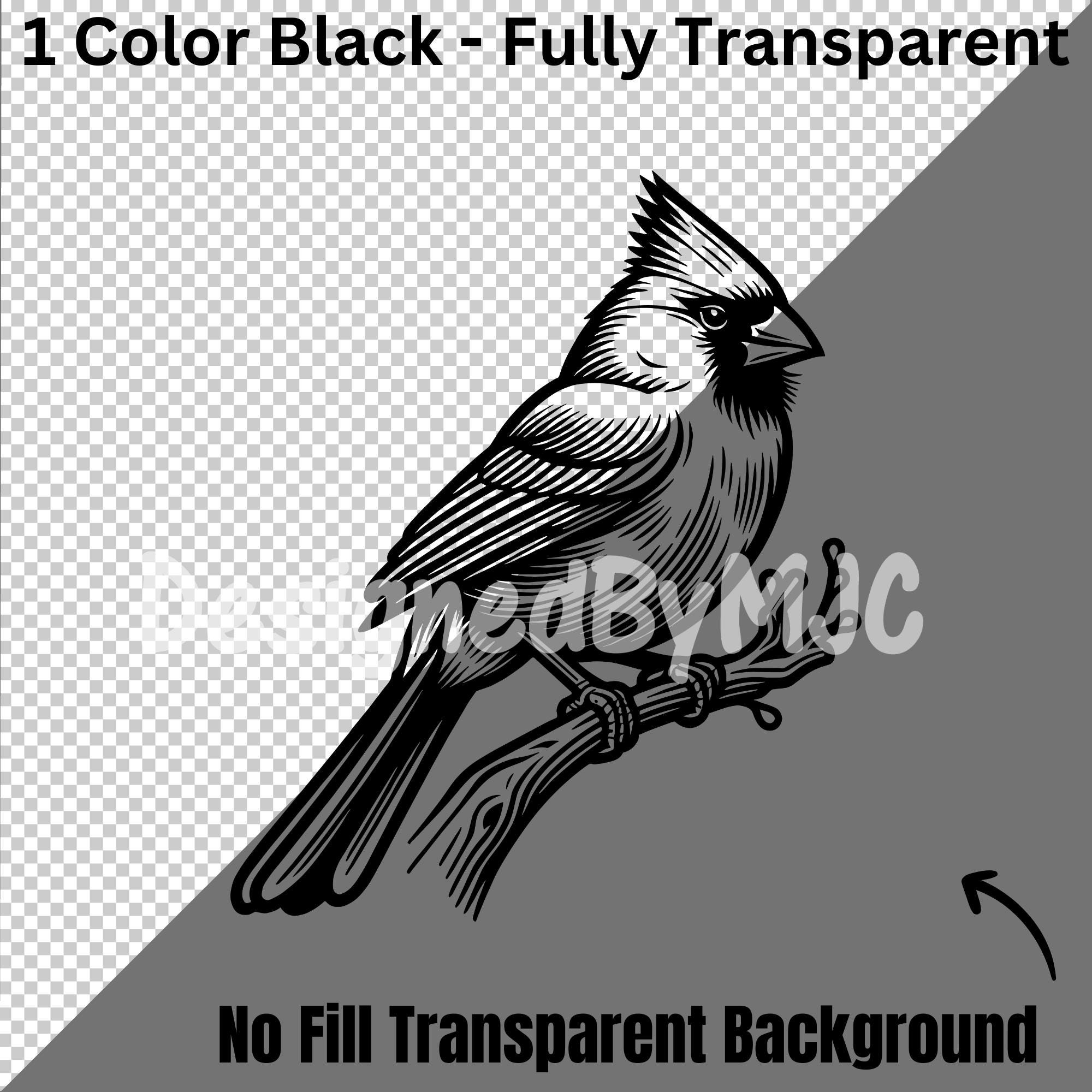 Cardinal Bird SVG Bundle, Bird Clipart, Cardinal Bird Head Vector ...