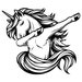 Dabbing Unicorn SVG Bundle PNG Files, Dabbing Dancing Svg Files ...