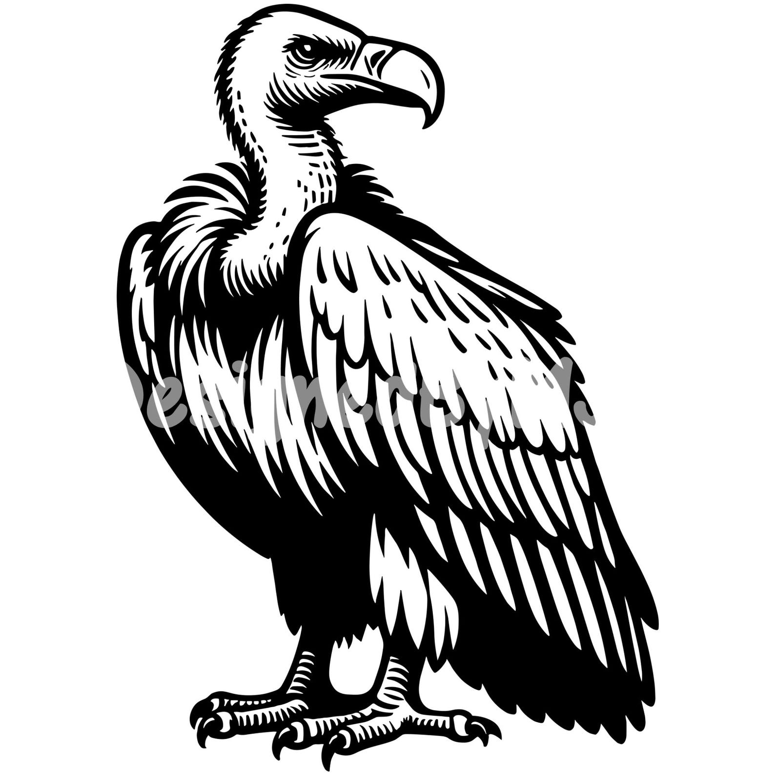 Vulture SVG PNG Bundle, Dog Clipart, Vulture PNG Files, Vulture ...