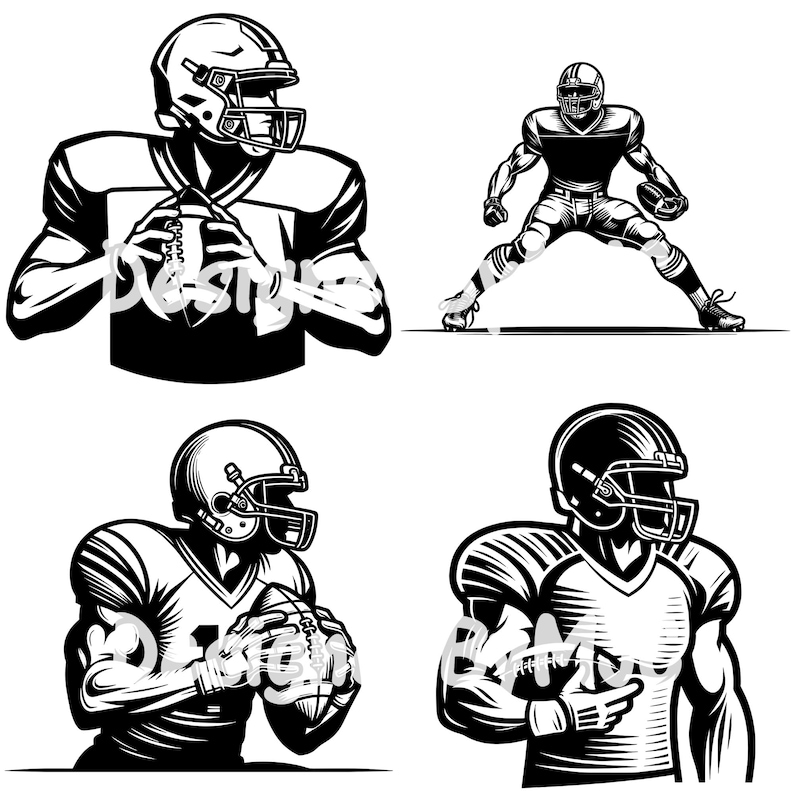 Football Player SVG, Sports Svg, Football Svg, Football Team, Football ...