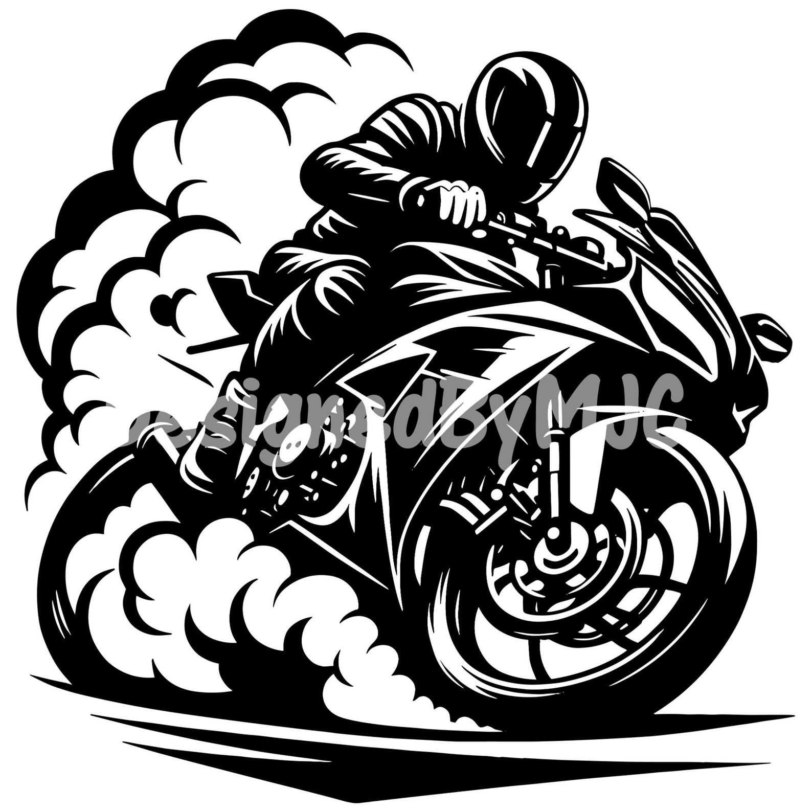 Motorcycle Burnout SVG PNG Bundle, Motorcycle Svg, Bike Burnout Svg ...