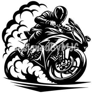 Motorcycle Burnout SVG PNG Bundle, Motorcycle Svg, Bike Burnout Svg ...