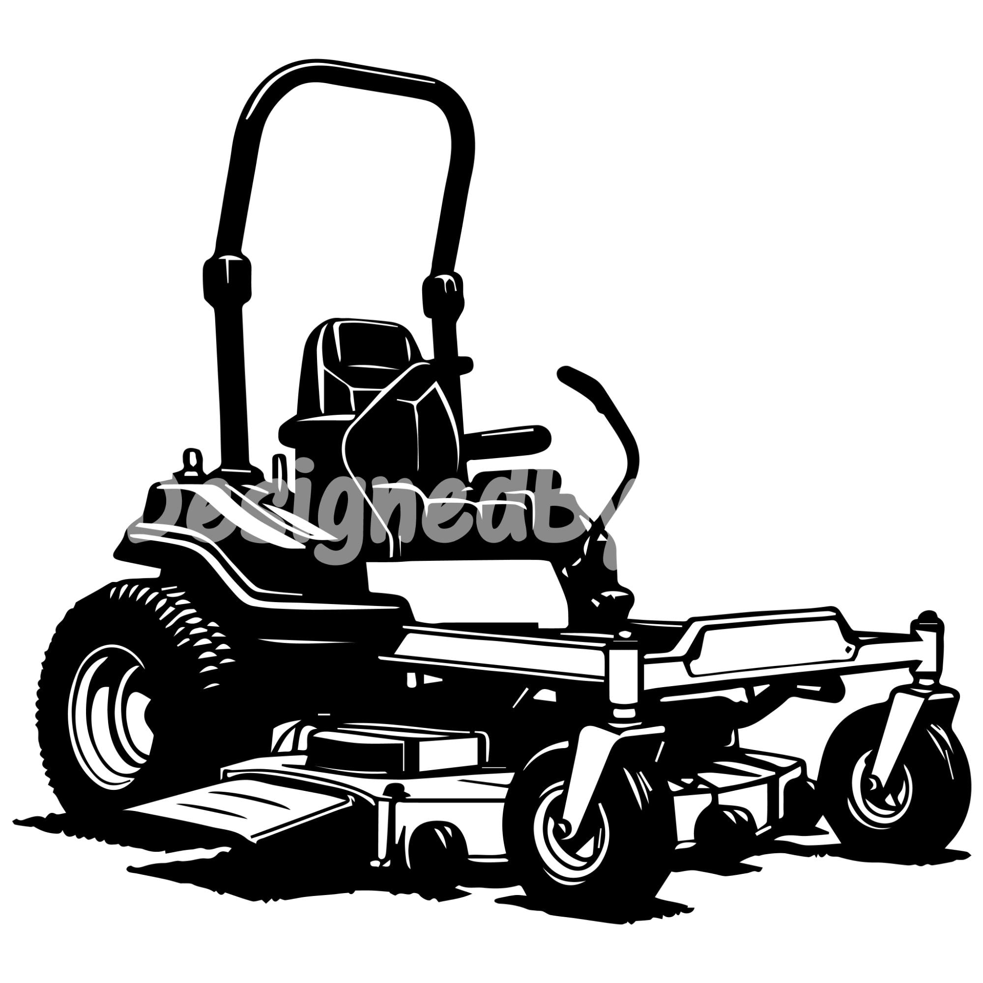 Zero Turn Lawn Mower SVG, Lawn Mower SVG, Landscaping Svg, Lawn Mower ...