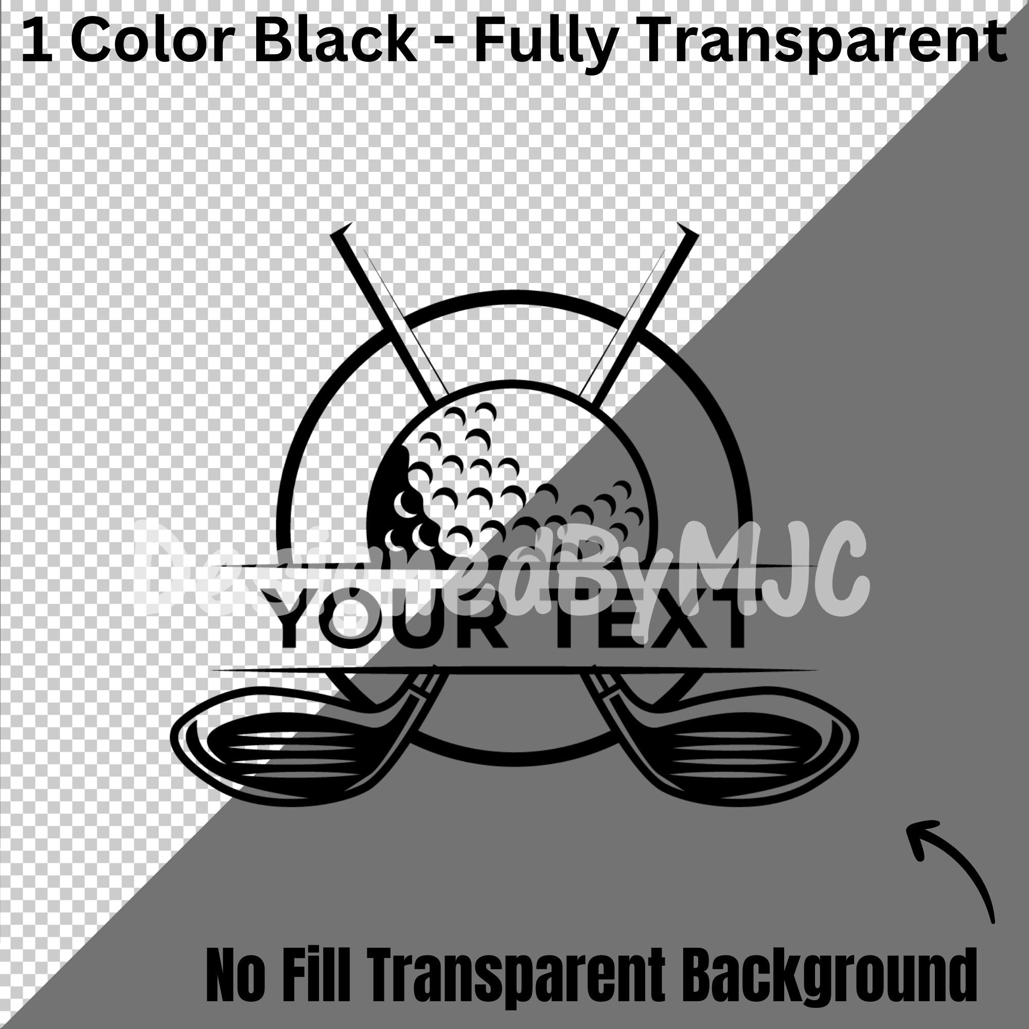 Golf SVG Bundle & PNG Files, Golf Monogram Svg, Golf Name Frame, Golf ...