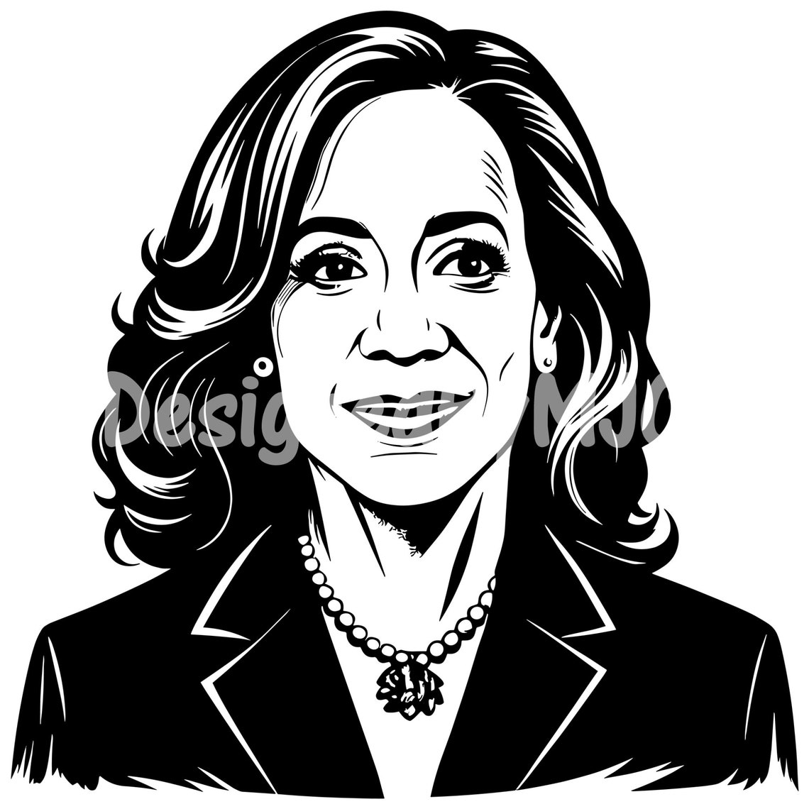 Kamala Harris SVG PNG, Kamala Harris Vector, Kamala Harris Silhouette ...