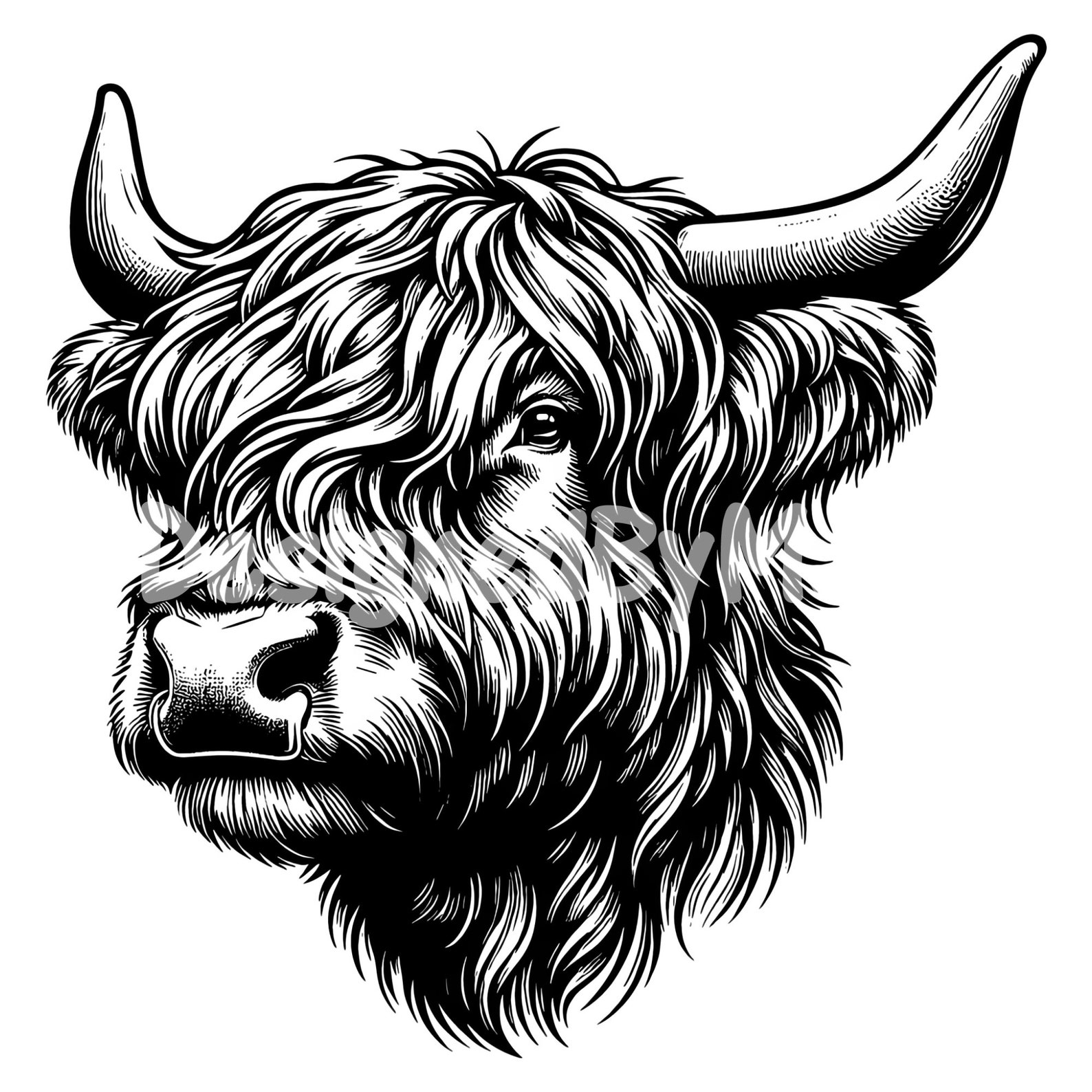 Highland Cow SVG Bundle & PNG Files, Highland Cow Head Svg, Highland ...