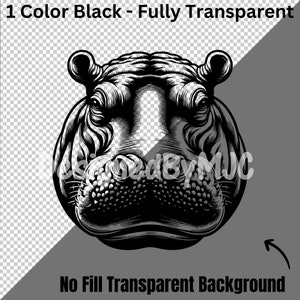 Hippo SVG Bundle & PNG Files, Hippopotamus Svg, Hippopotamus Clipart ...