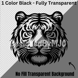 Tiger SVG Bundle, 30 Unique Tiger Designs, Roaring Tiger PNG Clipart ...