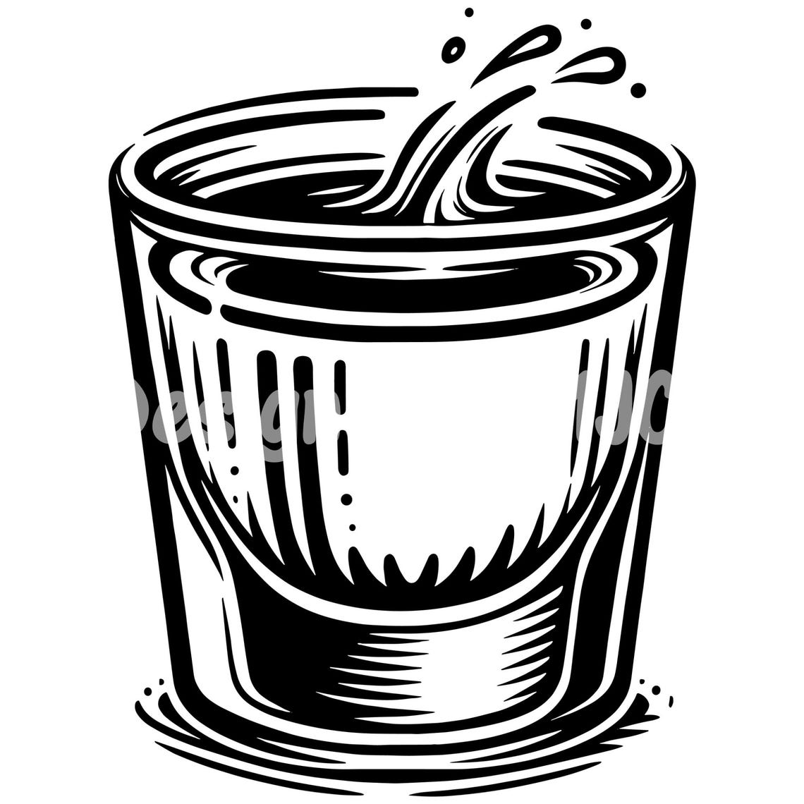 Shot Glass SVG Cool Shot Glass PNG Shot Glass Clipart Cheers Shot Glass ...