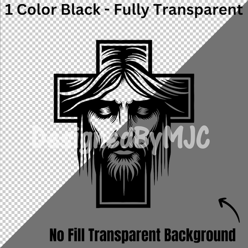 Jesus Cross SVG Bundle PNG Files, Crucifix Svg, Christian Cross SVG ...