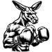 Kangaroo Boxing SVG, Kangaroo SVG, Boxing Mascot Svg, Boxer, Boxing ...
