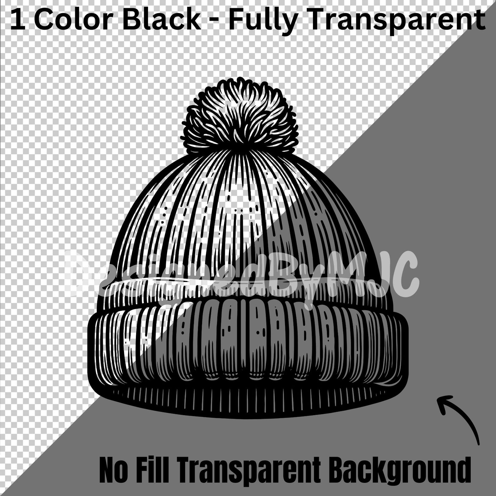 Winter Beanie SVG Bundle, Cold Season Warm Hat SVG Pack, Winter Hats ...