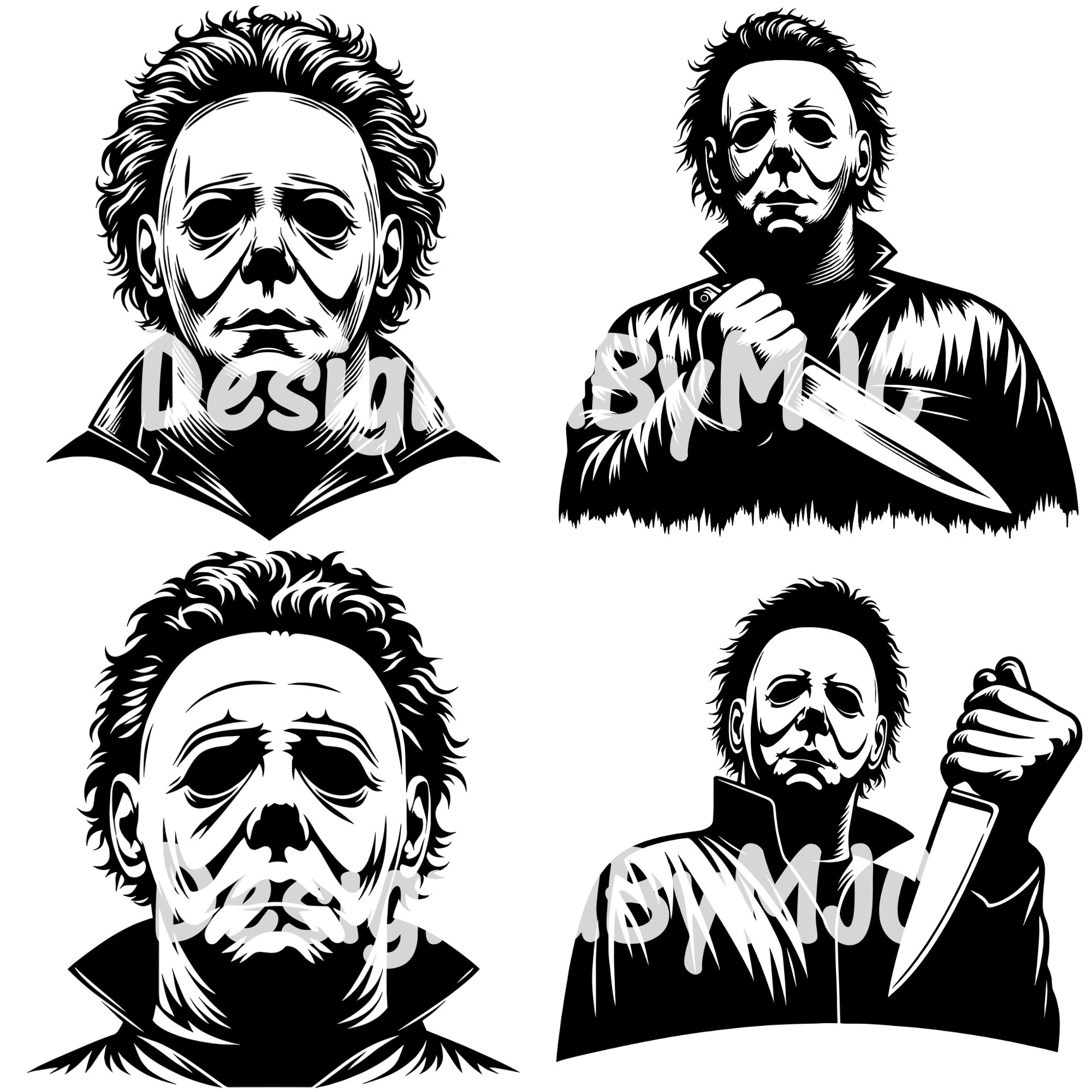 Halloween Horror Movie Killers SVG, Horror Killers Svg, Scary Movie ...