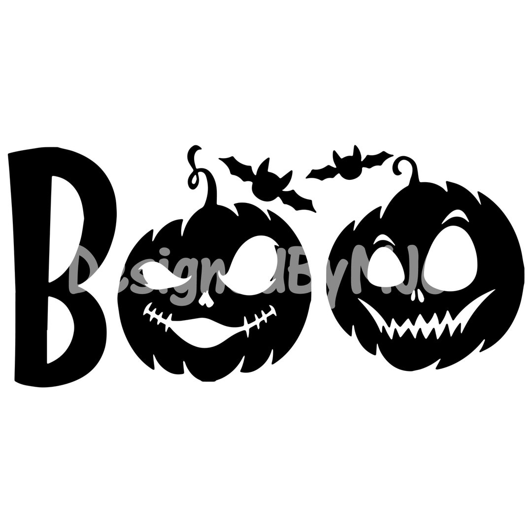 Halloween Boo SVG, Pumpkin SVG File, Jack O Lantern Svg, Halloween SVG ...