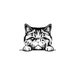 Peeking Grumpy Cat SVG Bundle 25 Clipart & PNG Files, Angry Cat Vector ...