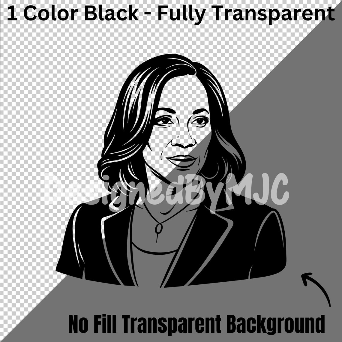 Kamala Harris SVG PNG, Kamala Harris Vector, Kamala Harris Silhouette ...
