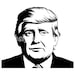 Trump SVG PNG Files, Donald Trump Face Clipart Silhouette Vector Image ...