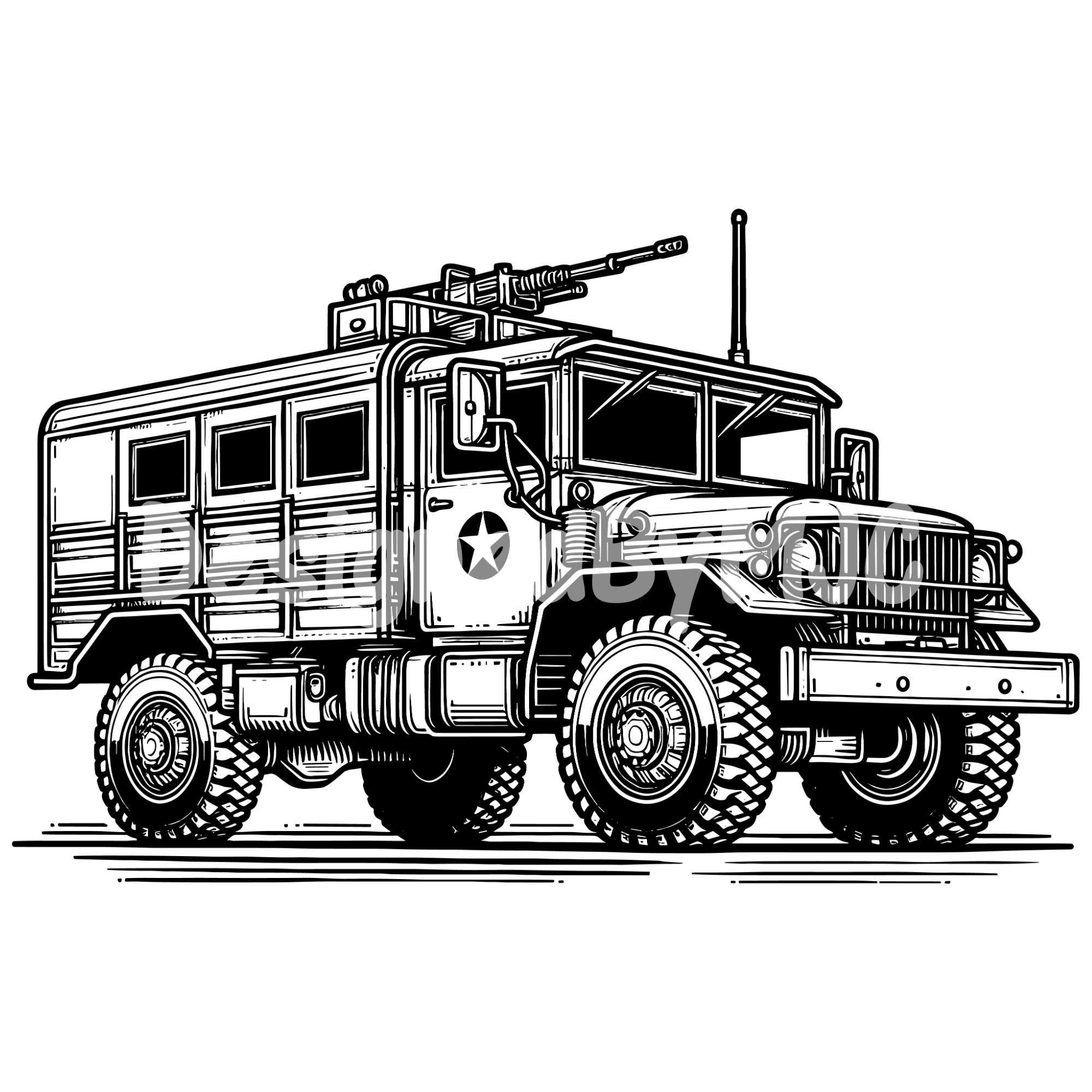 Military Truck SVG, Truck Svg, Soldier Truck Svg, Army Truck Svg ...