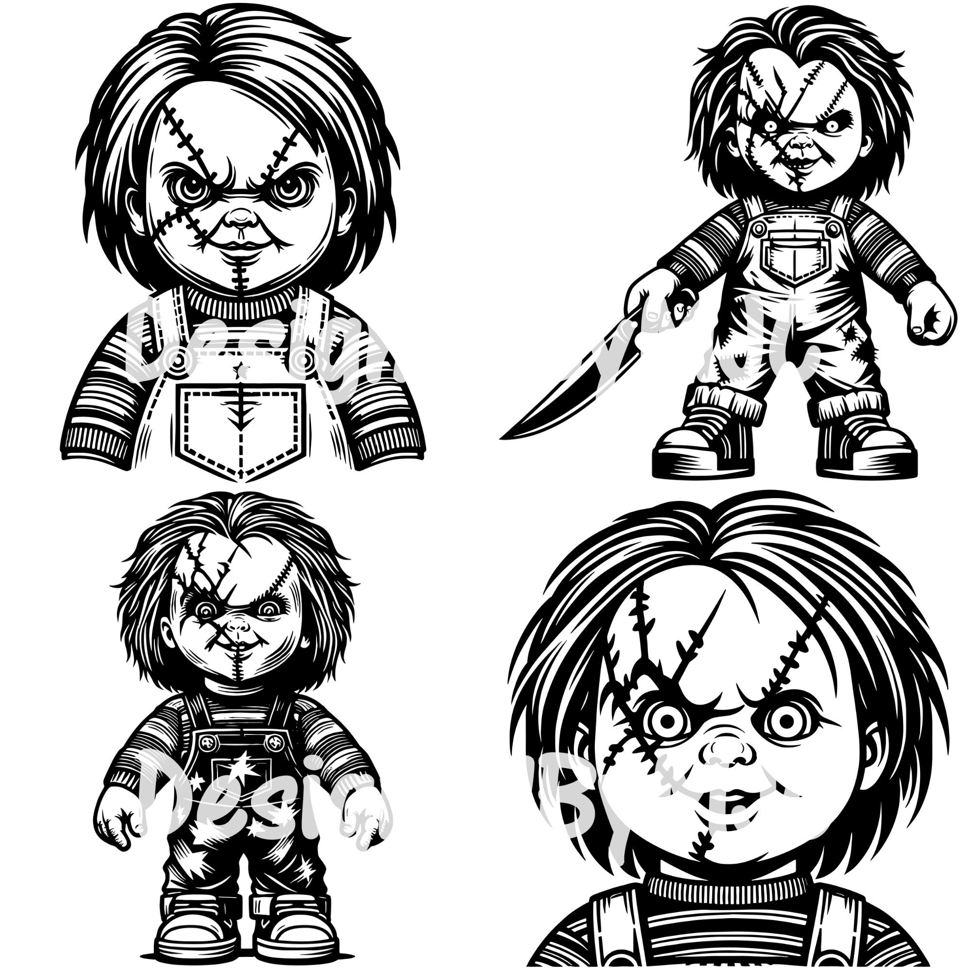 Halloween Horror Movie Killers SVG, Horror Killers Svg, Scary Movie ...