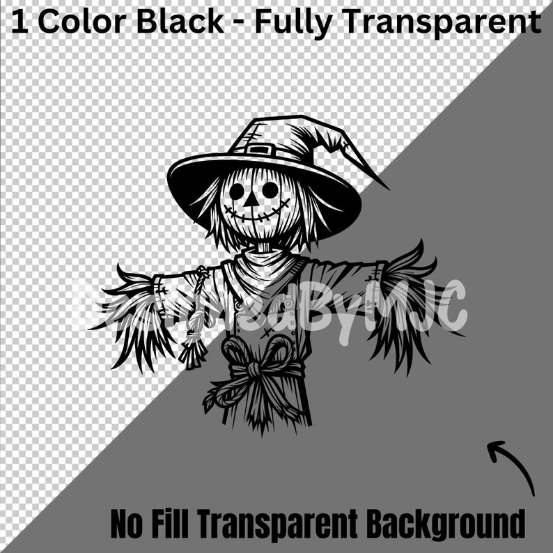 Scarecrow SVG, Halloween Scarecrow Images, Halloween Clipart, Spooky ...