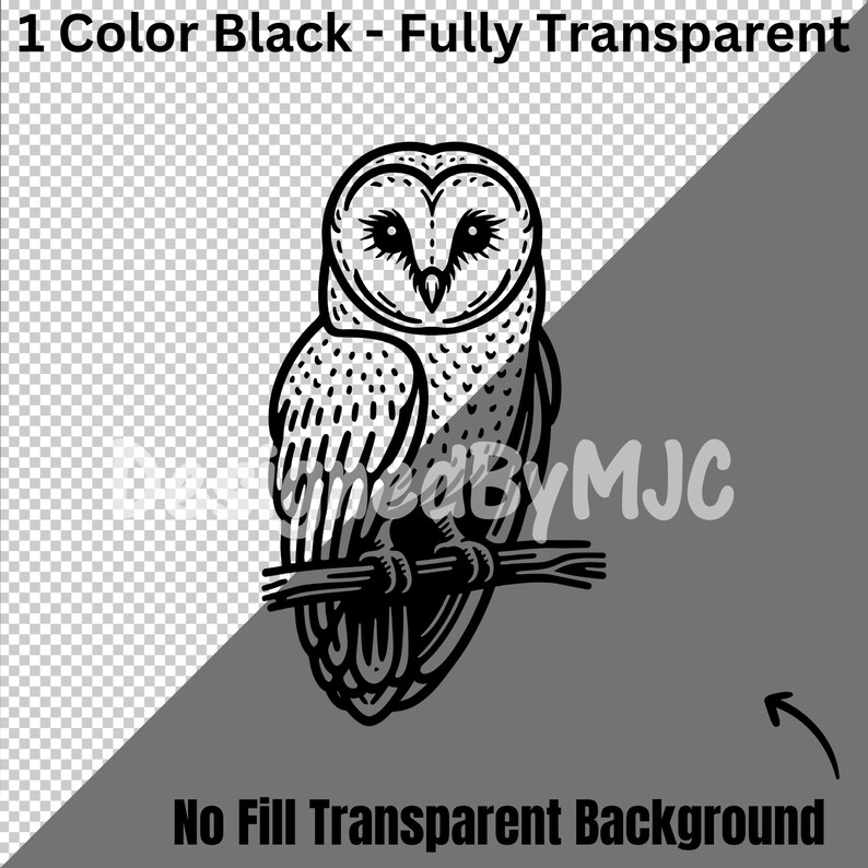 Barn Owl SVG PNG, Bird Clipart, Flying Owl Silhouette Vector Image, Owl ...