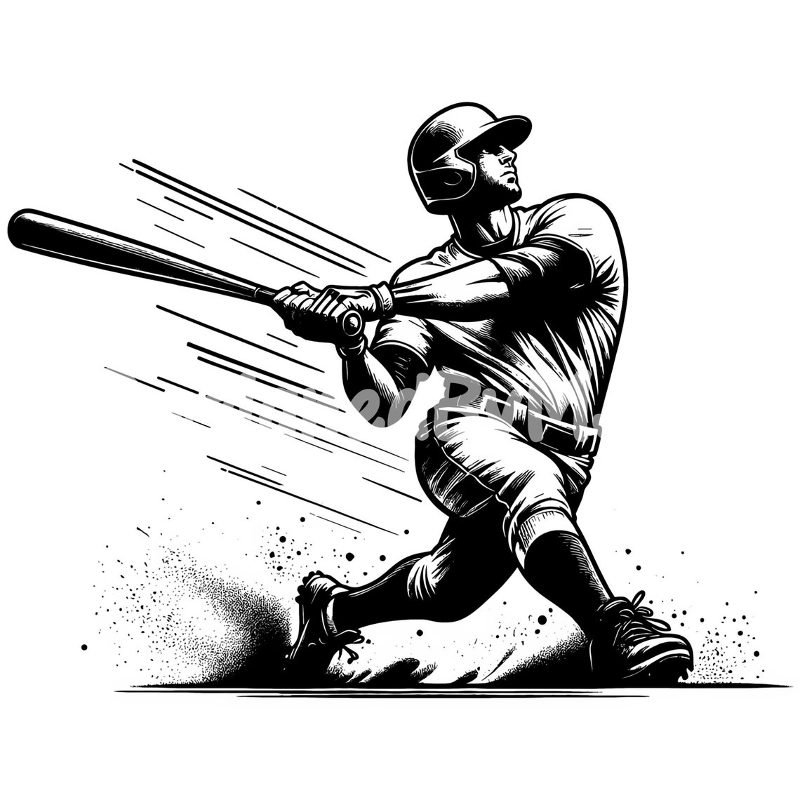 Baseball Player SVG Bundle & PNG Files, Baseball Player Clipart ...