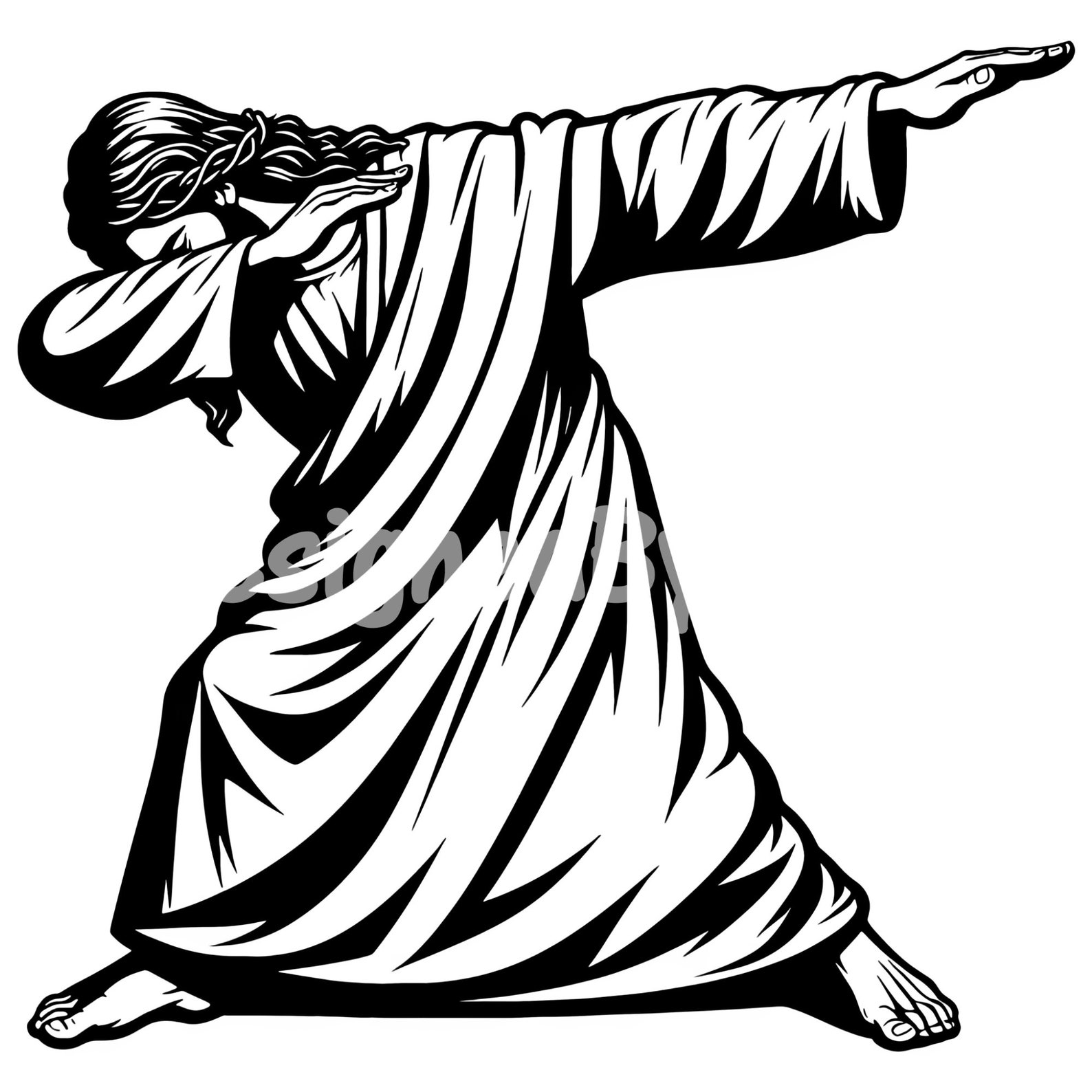 Jesus Dabbing SVG Bundle PNG Files, Jesus Svg, Funny Christian Svg ...