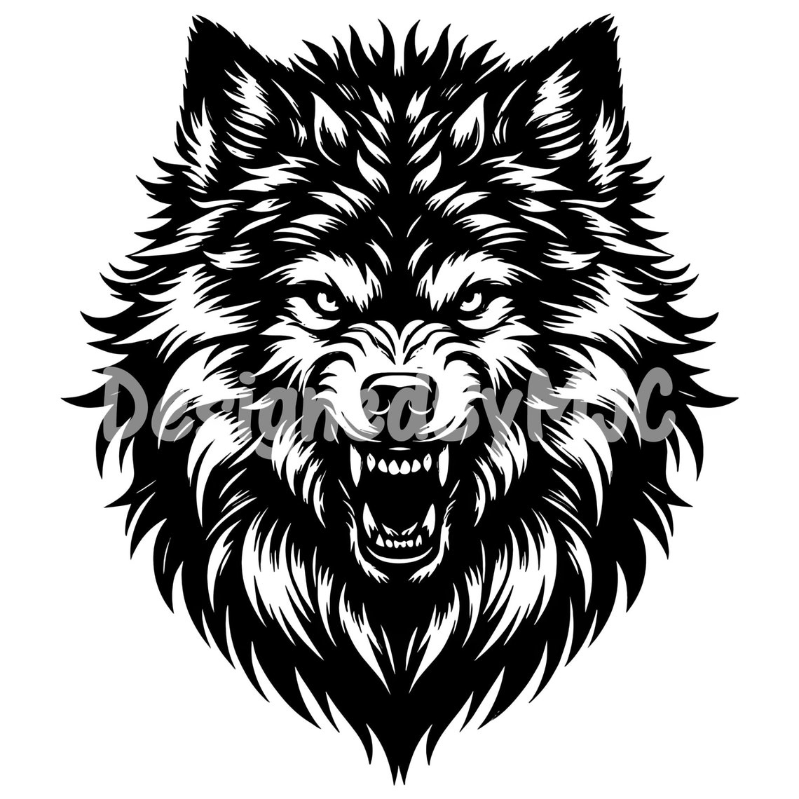 Wolf SVG Bundle & PNG Files, Vicious Wolf Head Svg, Wolf Svg Bundle ...