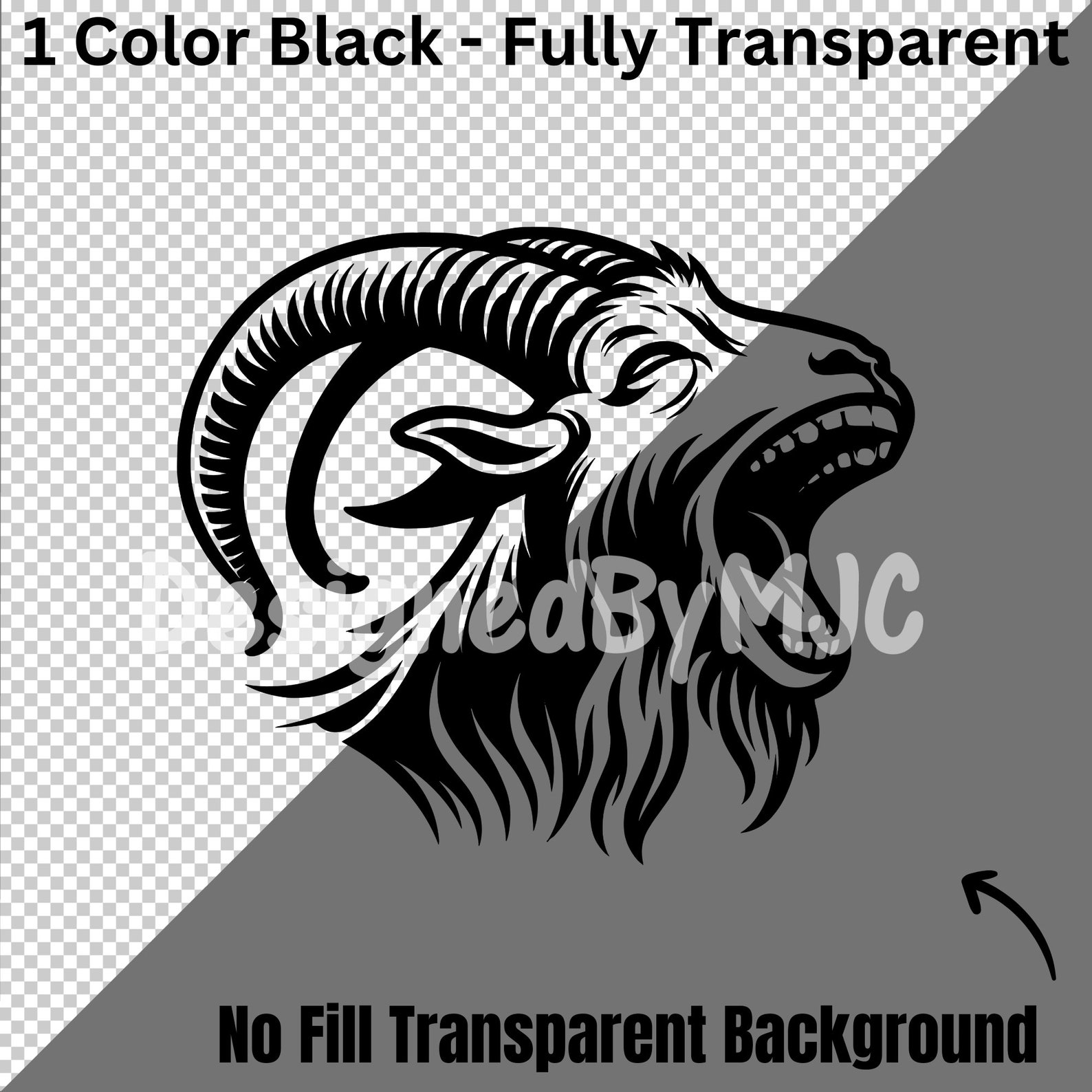 Screaming Goat SVG Clipart PNG, Goat Png Goat Screaming Clipart Goat ...