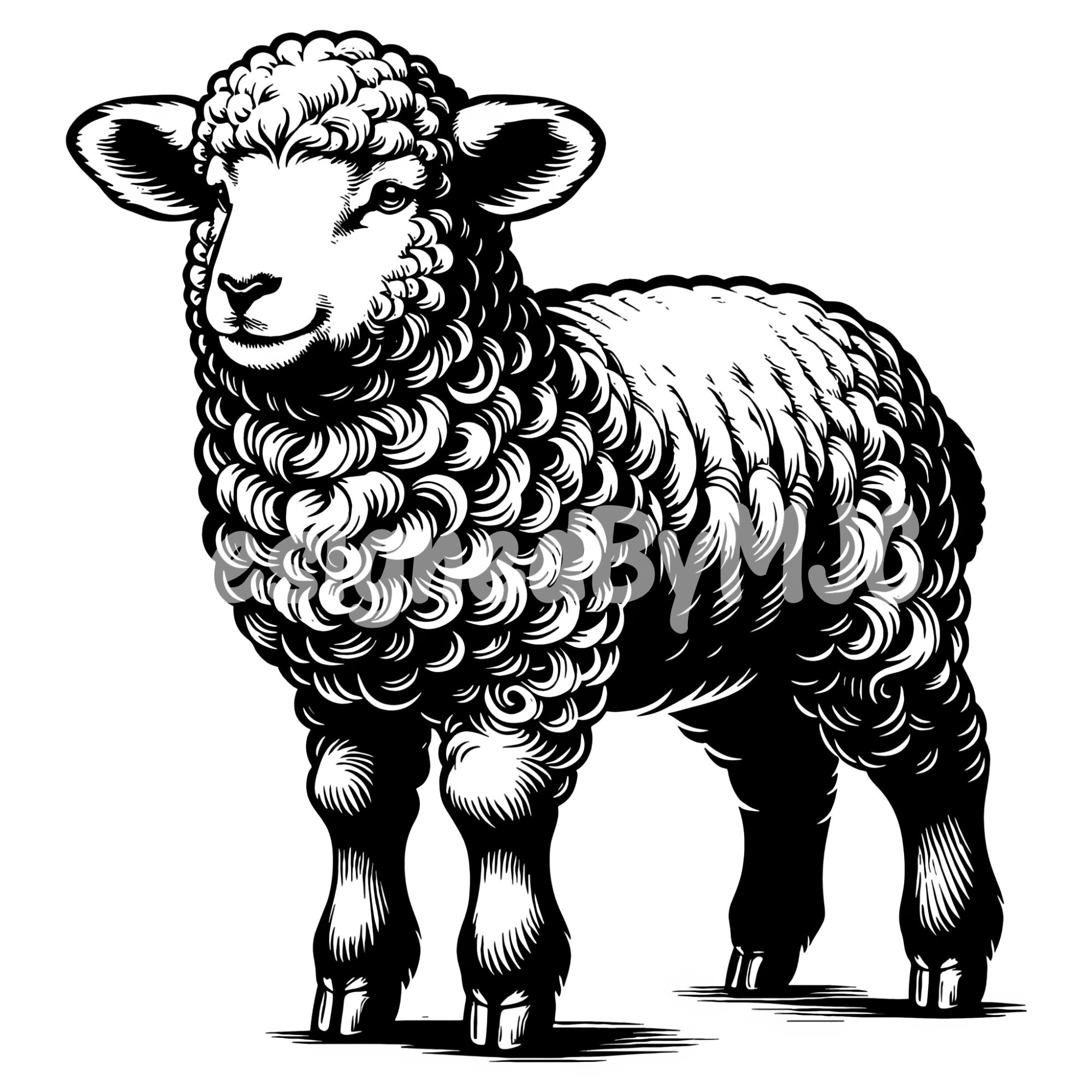 Lamb SVG Bundle & PNG Files, Lamb Png, Lamb Clipart, Lamb Vector, Lamb ...