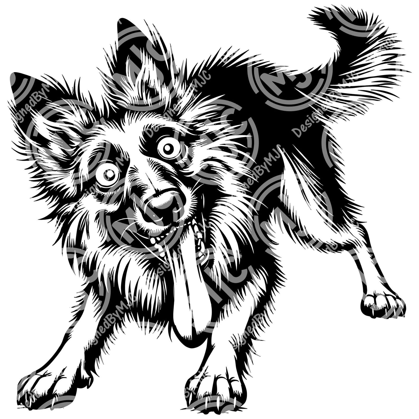 Funny Laughing German Shepherd SVG Bundle, German Shepherd Clipart ...
