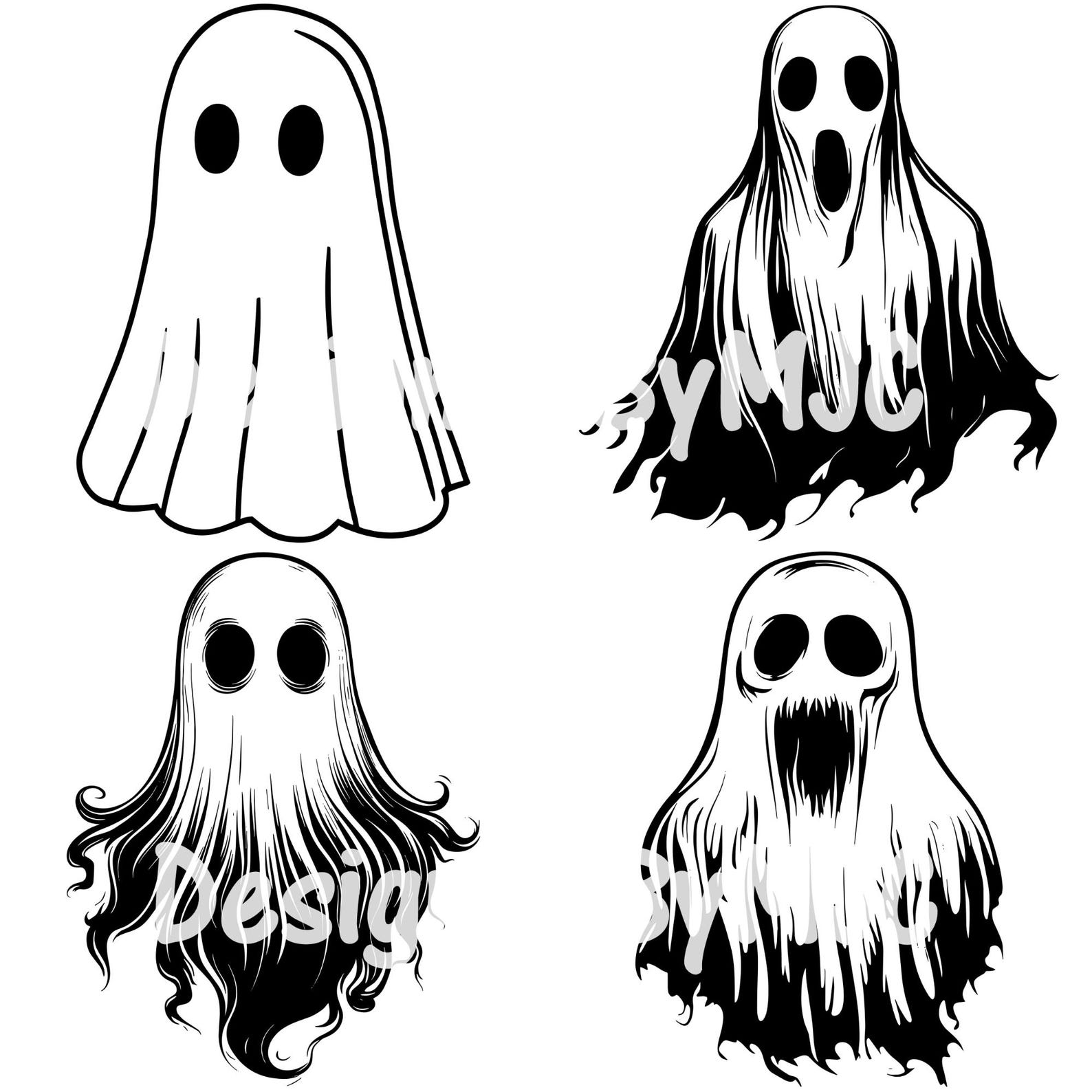 Ghost SVG, Cute Ghost Svg, Halloween Svg, Scary Ghost Svg, Ghost ...