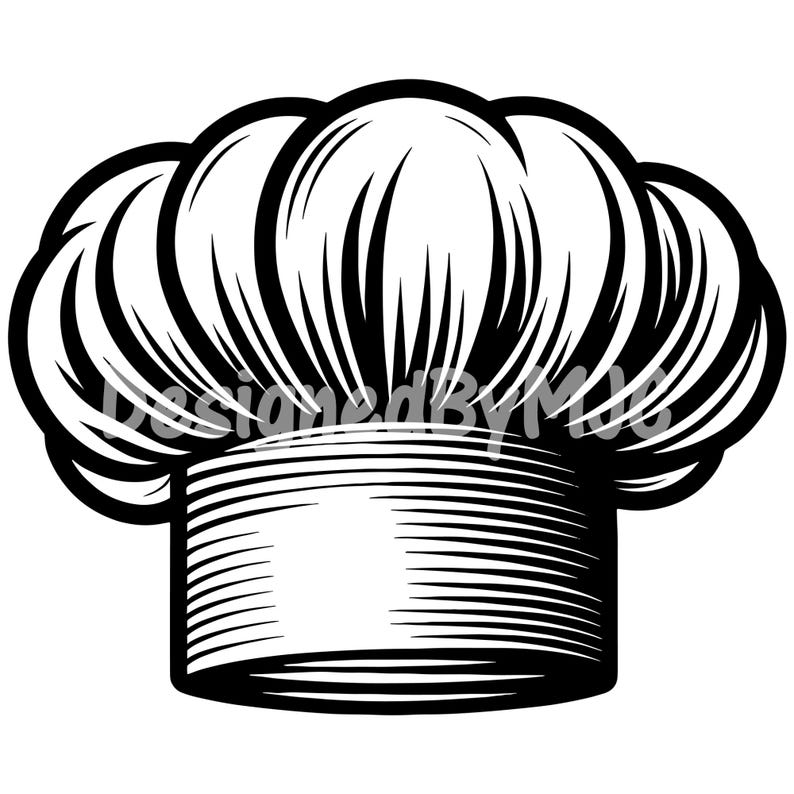 Chefs Hat SVG PNG File Graphics, Chef Hat Svg, Baker Hat, Cook Hat ...