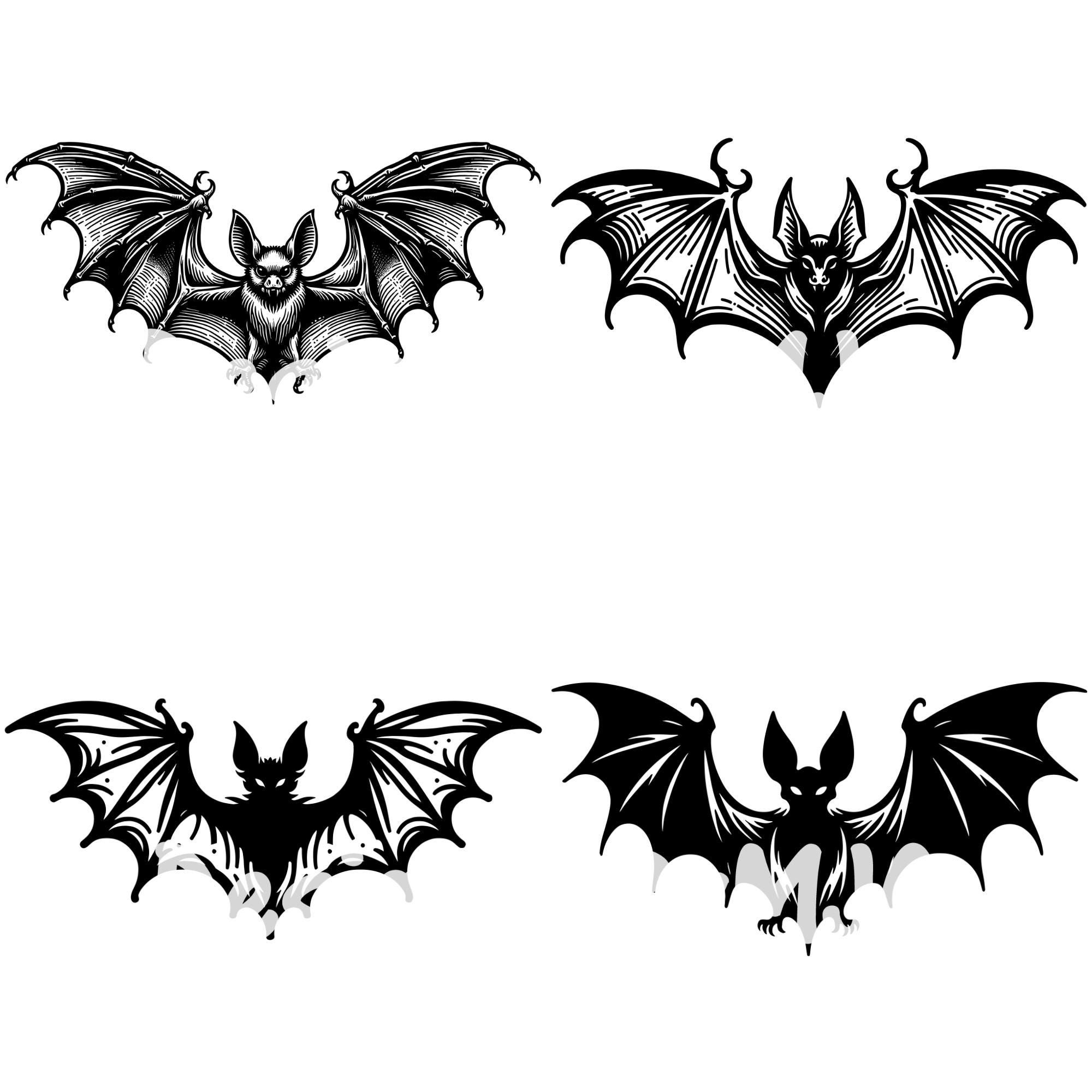 Bat Bundle Halloween SVG, Bat SVG, Halloween Decor Bats Svg, Bats ...