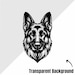 German Shepherd Head SVG Clipart & PNG Files, Police Dog K-9 SVG, Cut ...