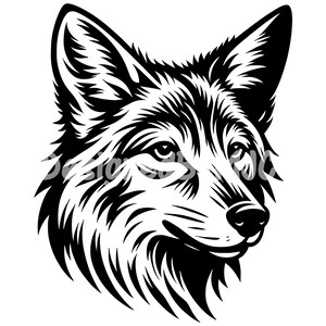 Coyote SVG Bundle PNG Files, Coyote Head Svg, Coyote Clipart, Coyote ...