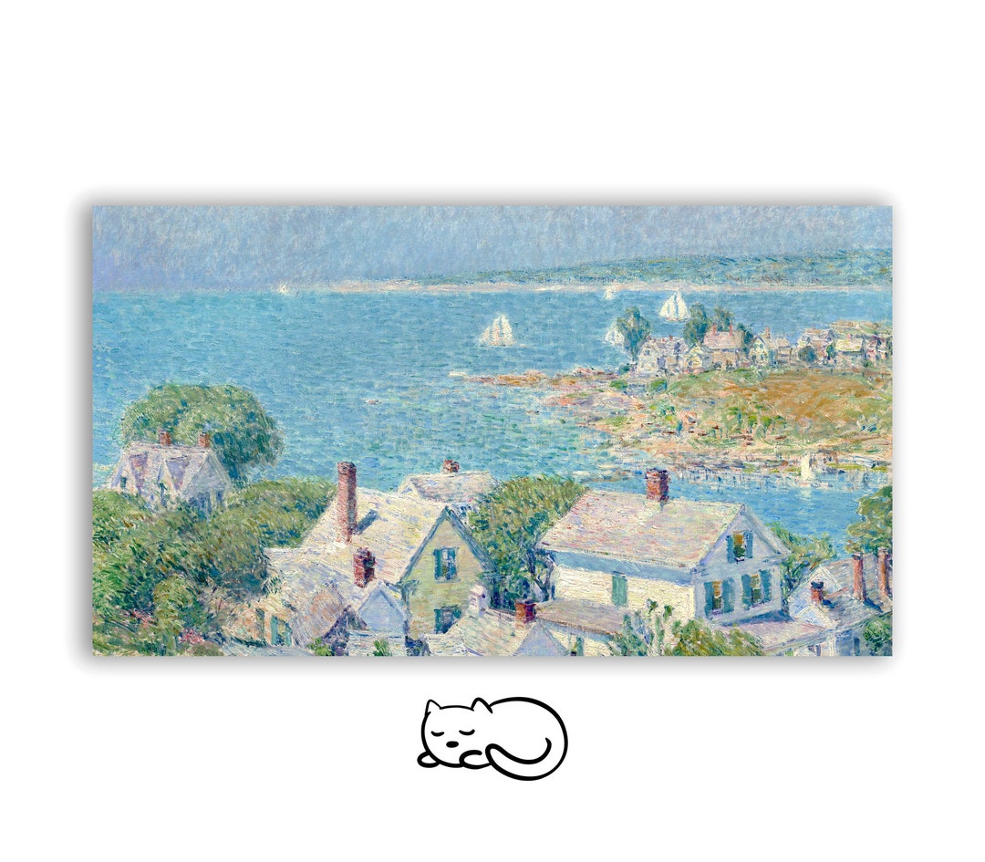 Coastal Landscape Tv Wallpaper for Frame TV. Digital Fine Artwork for ...